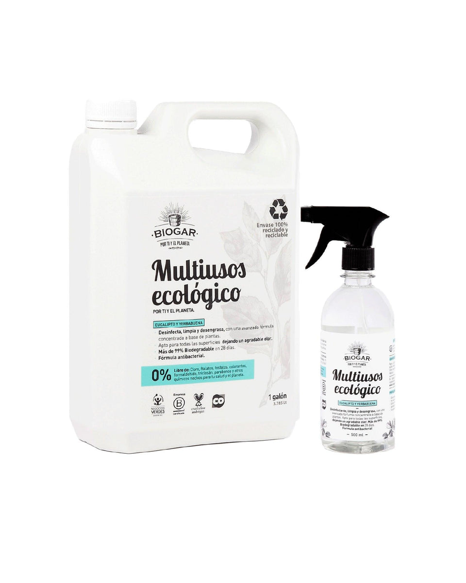 Kit multiusos ecológico – Limpieza completa y natural – Biogar